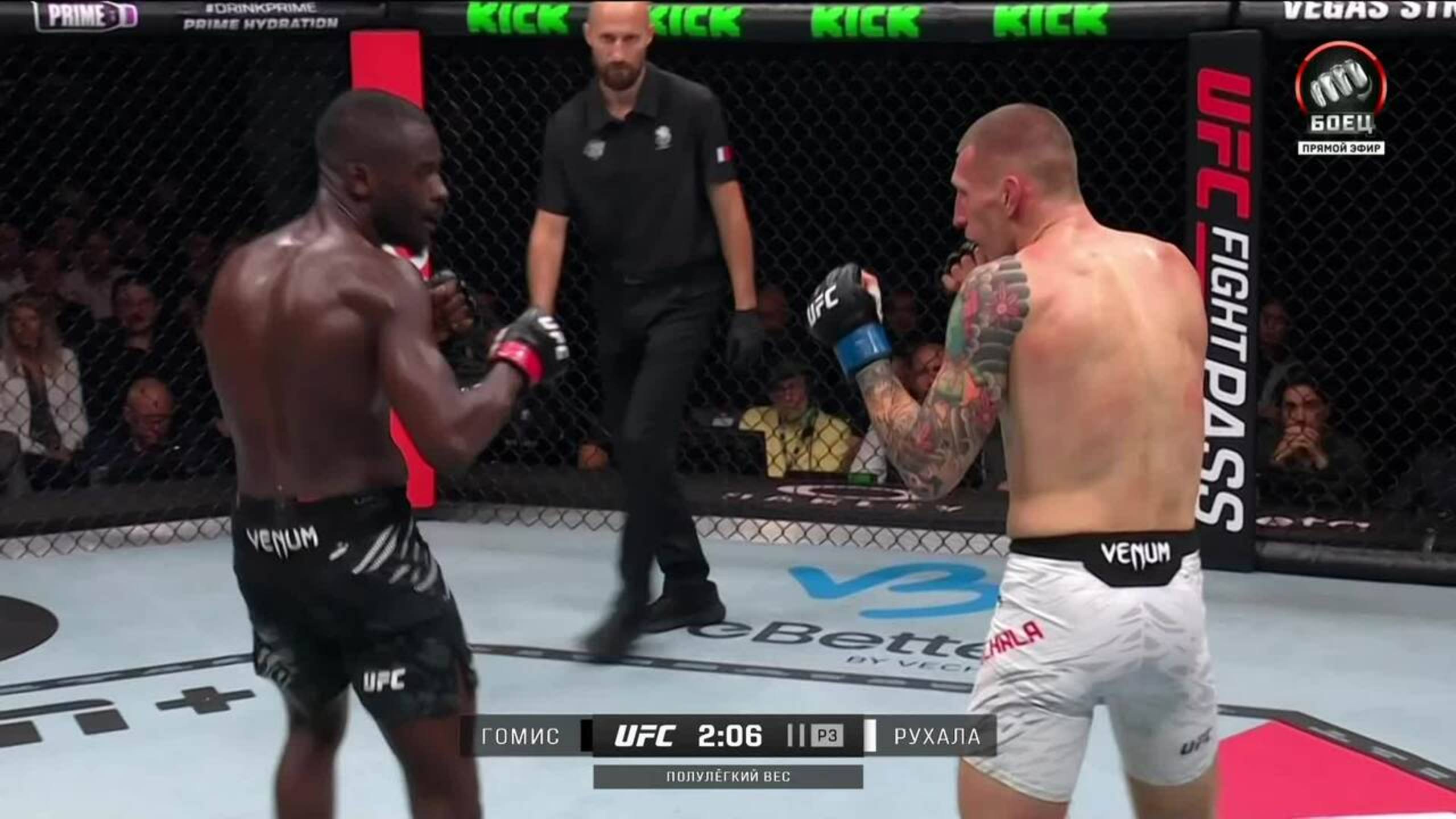 Уильям Гомис против Роберта Рухалы (видео). UFC Fight Night