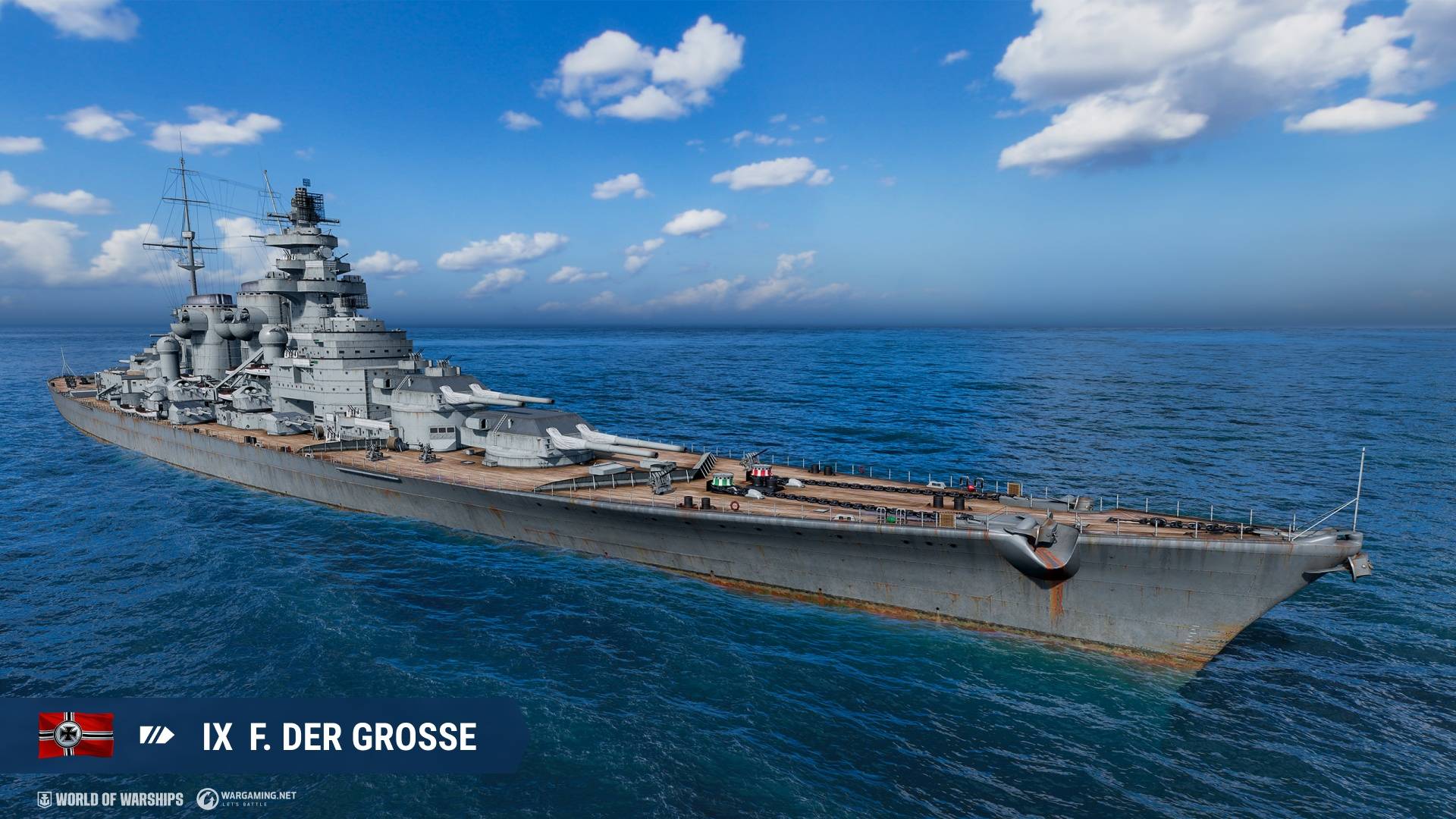 Мир кораблей. F. Der Grosse. 175 063 урона :)