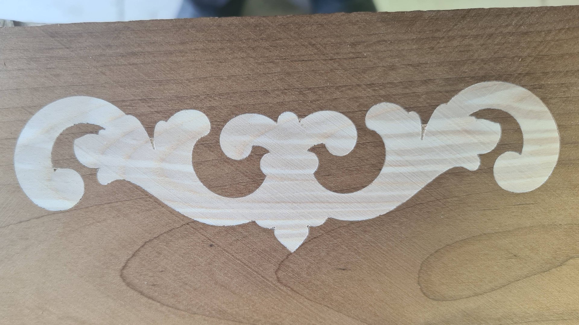 Создание интарсии в ArtCAM 2018. V-образная вставка.