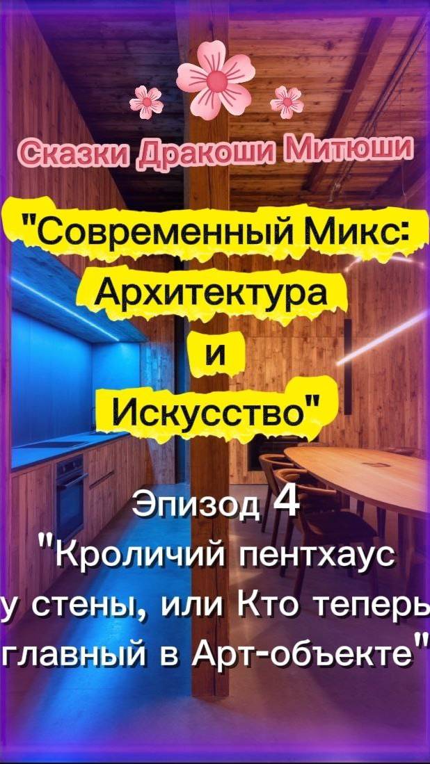СказкиДракошиМмтюши САГА7:«СОВРЕМЕННЫЙ МИКС: АРХИТЕКТУРА И ИСКУССТВО»ЭПИЗОД4 «Кроличий пентхаус..."
