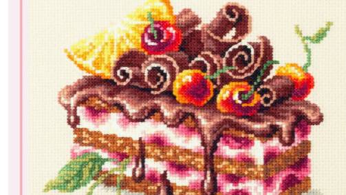 Отшив проект от Чудесной иглы "Вишнёвый торт" 5