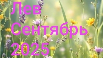Лев. Сентябрь 2025 год. 🍁🍁🍁