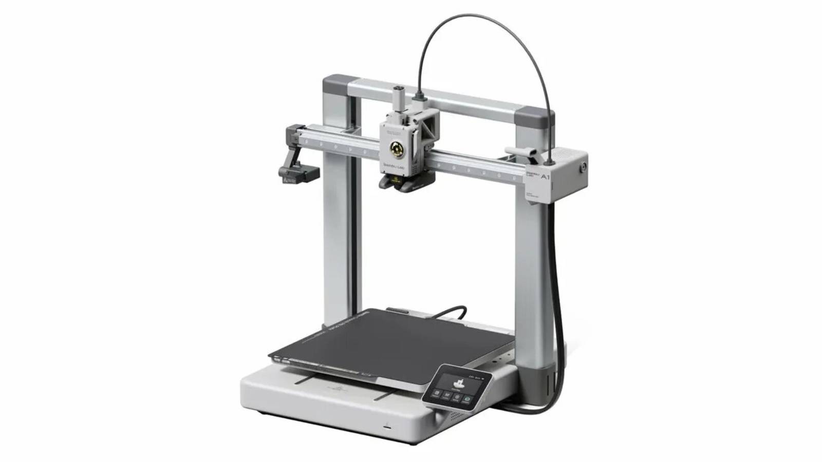 Первая печать на 3D принтере Bambu Lab A1 - запуск тестовой печати