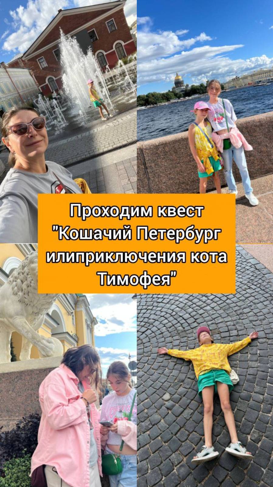 Прохождение квеста "Кошачий Петербург или приключения кота Тимофея"