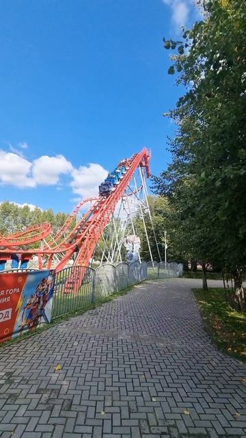 Самые большие горки в Москве - Русская гора Молния