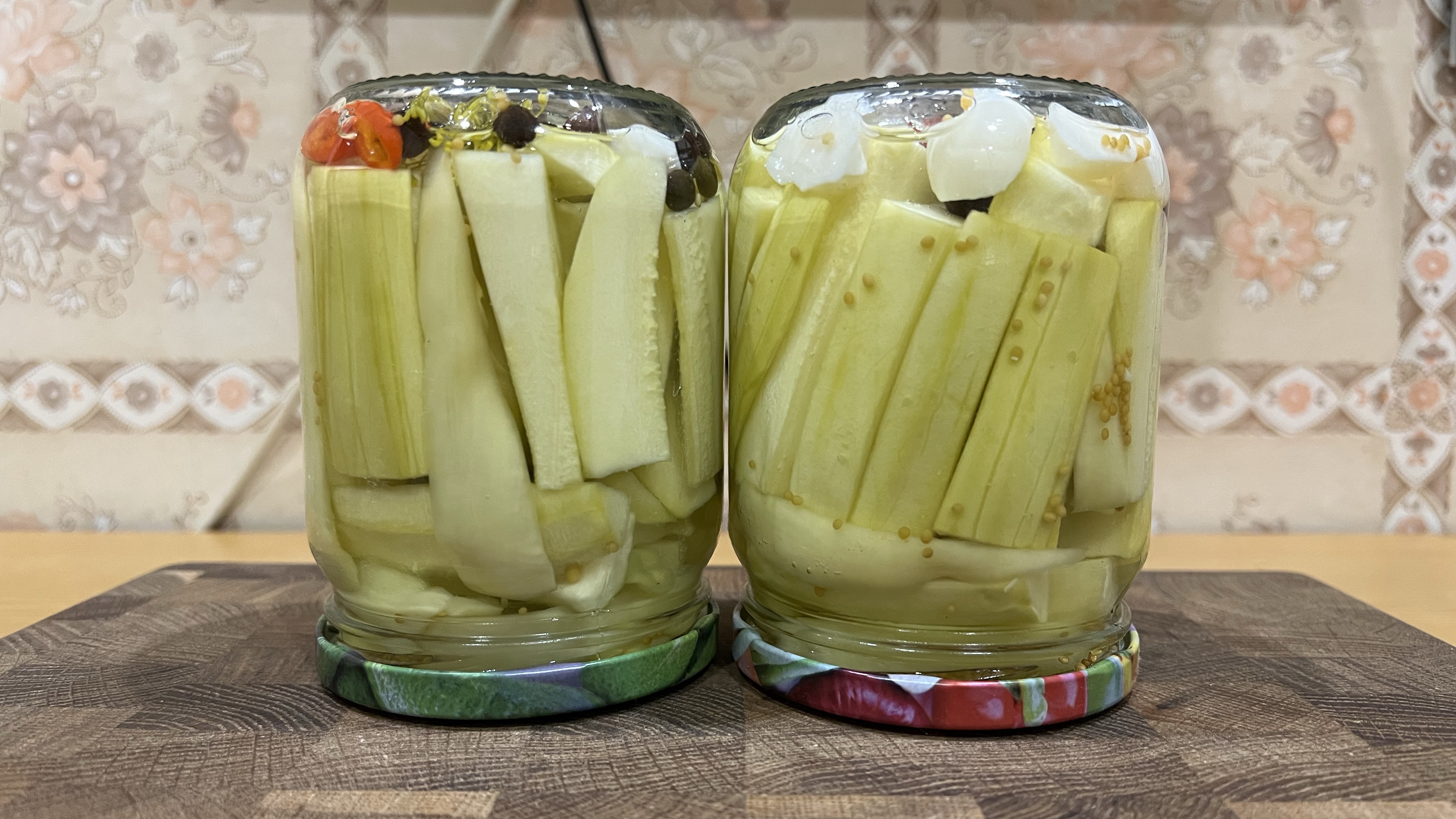 КОНСЕРВАЦИЯ. МАРИНОВАННЫЕ КАБАЧКИ с БОЛГАРСКИМ ПЕРЦЕМ.