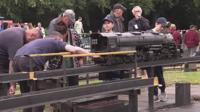 5＂ Gauge Union Pacific Big Boy Running at Urmston & District Model