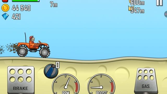 Купил чудовище в Hill Climb Racing.