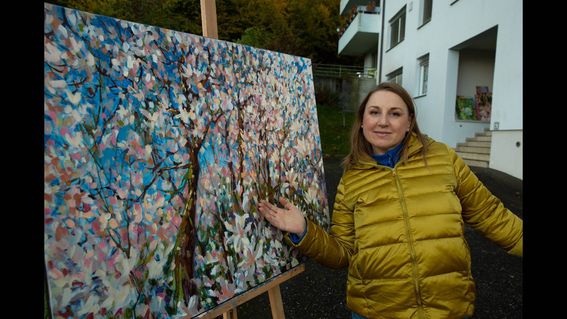 Цветение магнолии