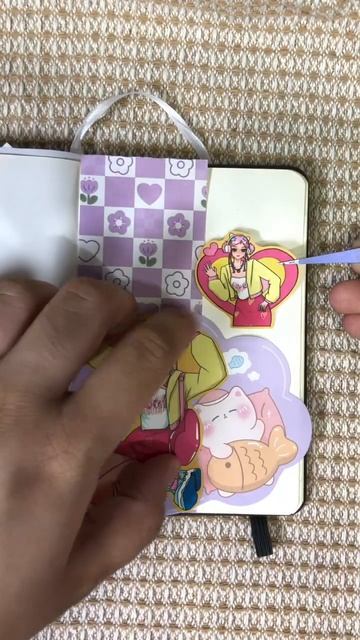 ASMR Kawaii Pocket Journal ✨ Relax & Decorate With Me