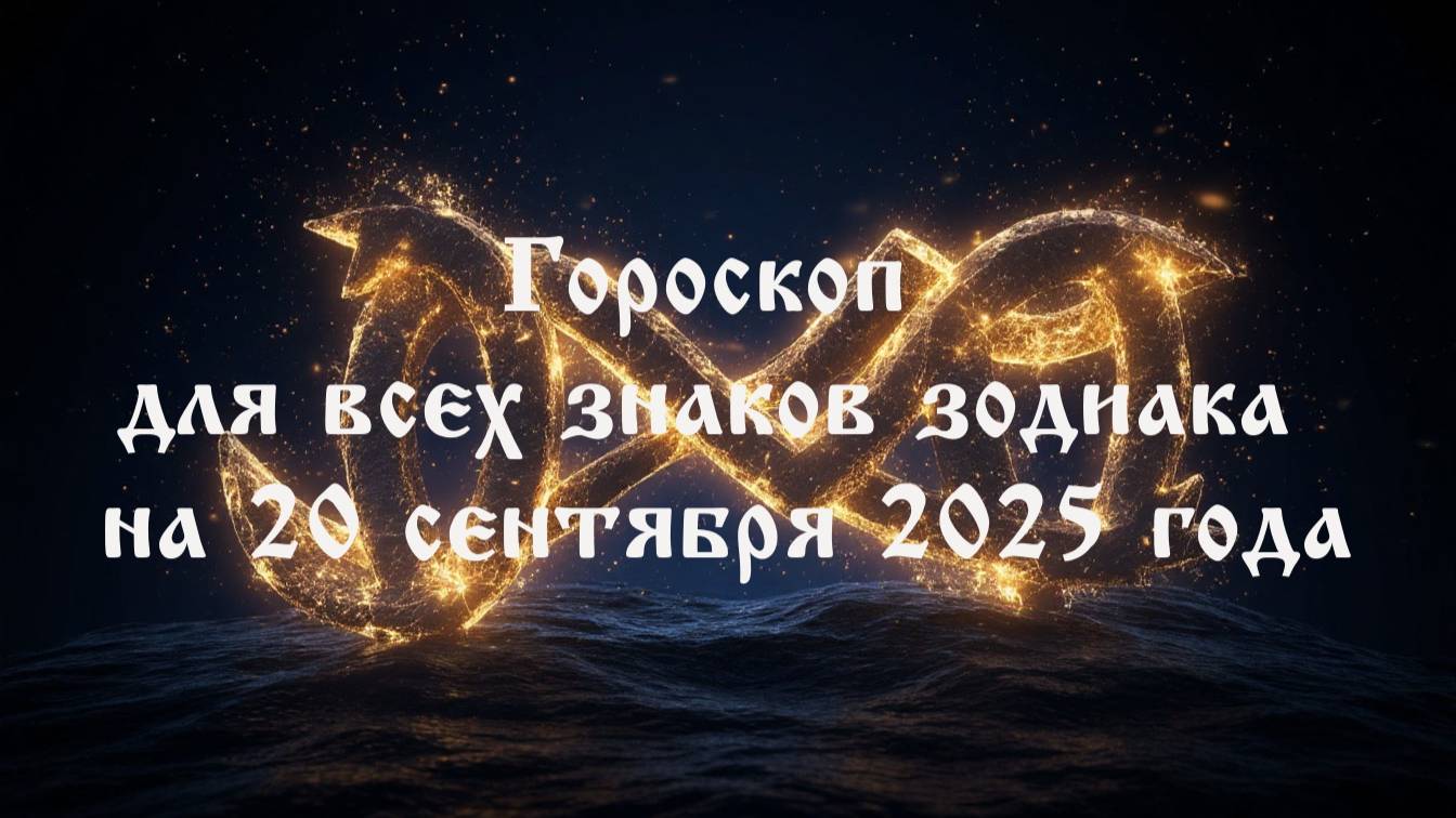Гороскоп для всех знаков зодиака на 20 сентября 2025 года