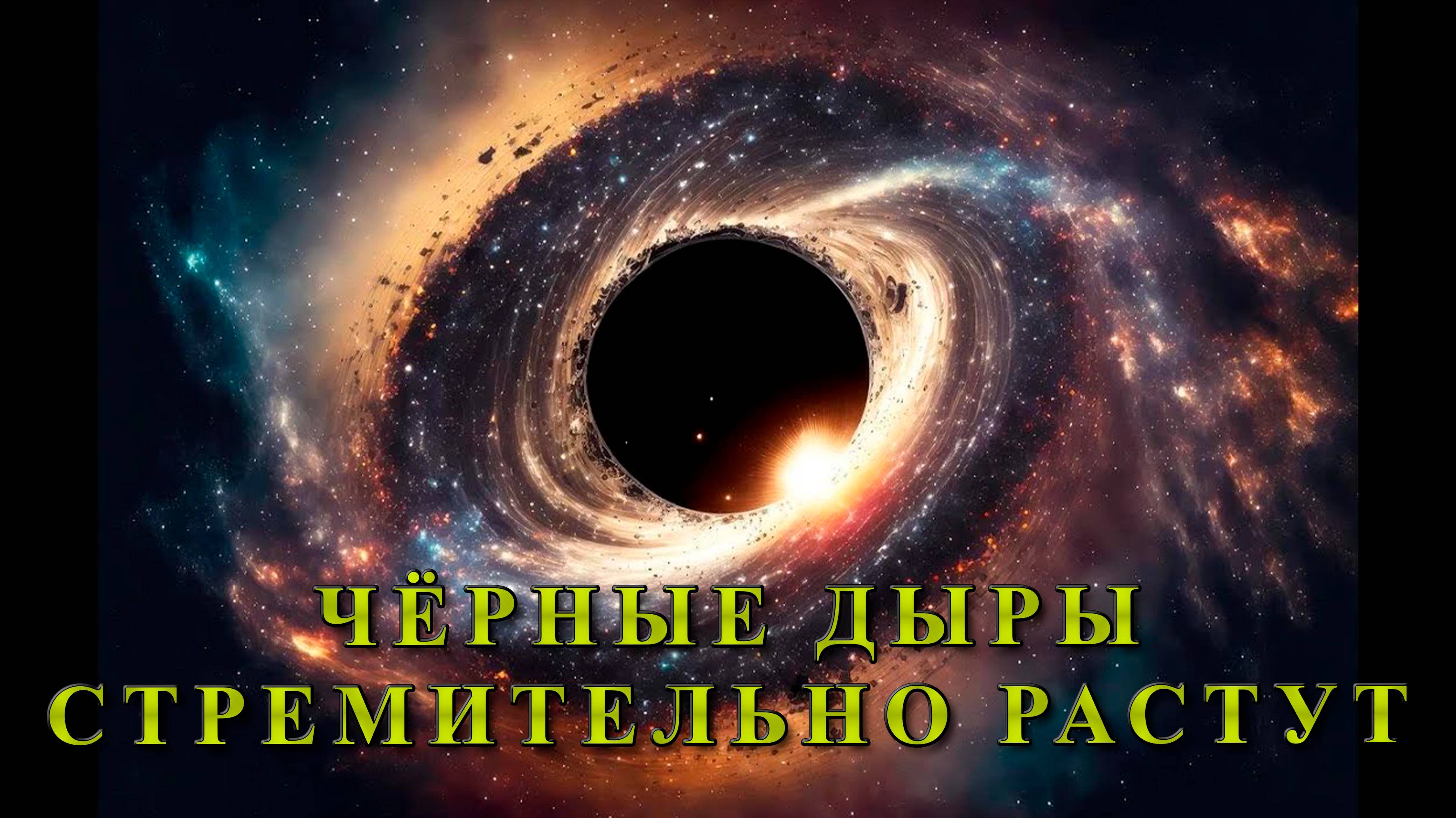 Чёрные дыры стремительно растут.