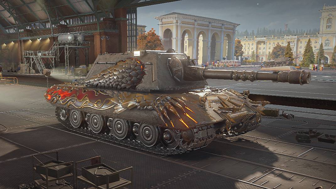 Мир танков Новый Е-100 из Натиска на турбинах