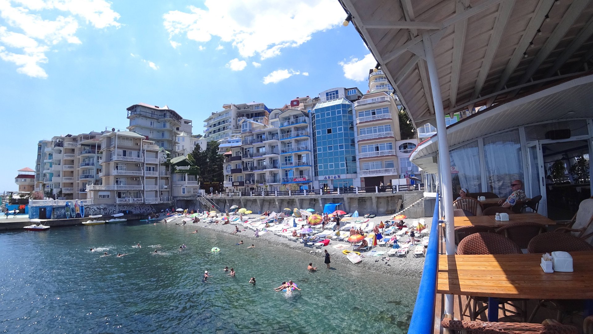 Прекрасный отдых в Крыму. Утёс. Подводные и наводные сьемки с музыкой. Отдых на море