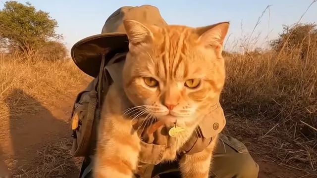 Влог рыжего кота на сафари