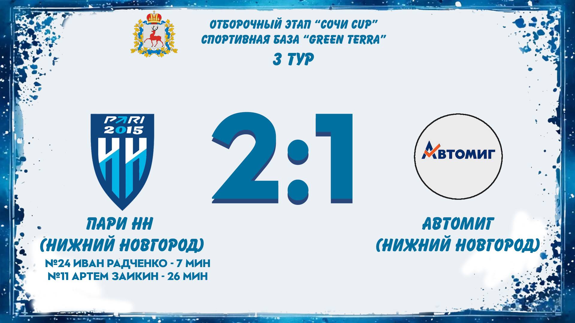 Пари НН (Нижний Новгород) - Автомиг (Нижний Новгород)