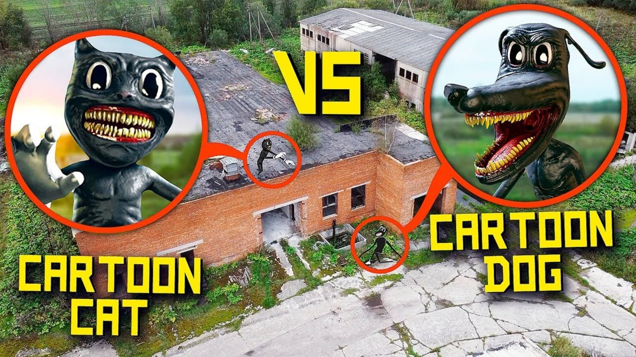 Серия 6 - МОЙ ДРОН СНЯЛ CARTOON DOG напал на CARTOON CAT! **картун дог существует**