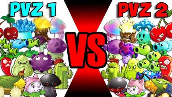Team PvZ 1 vs PvZ 2 - Who Will Win_ - PvZ 2 Team Plant vs Team Plant