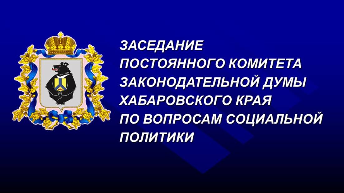 Заседание постоянного комитета Думы по вопросам социальной политики 04.09.2025