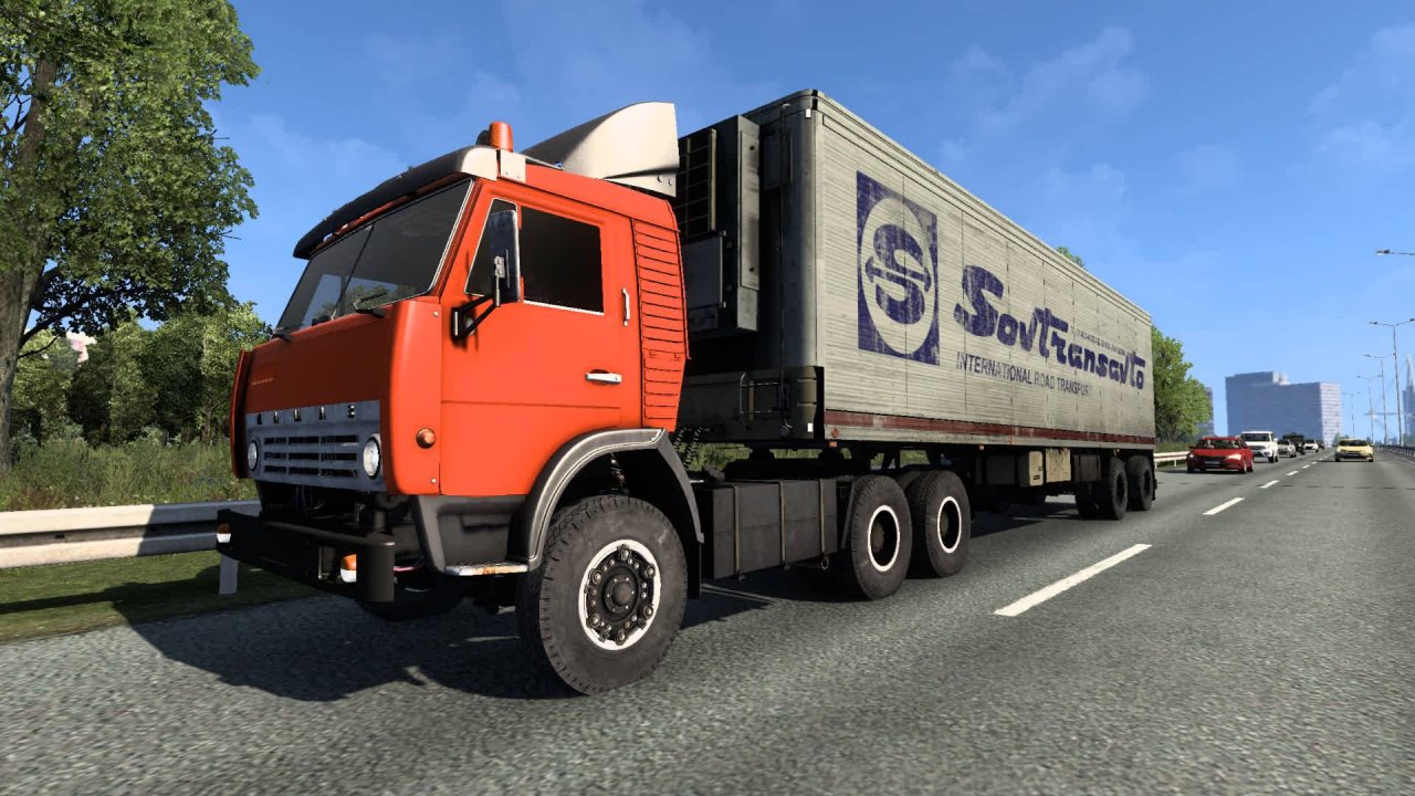 381 / ETS 2 1.55 / КАМАЗ 5410 / Русская сборка.