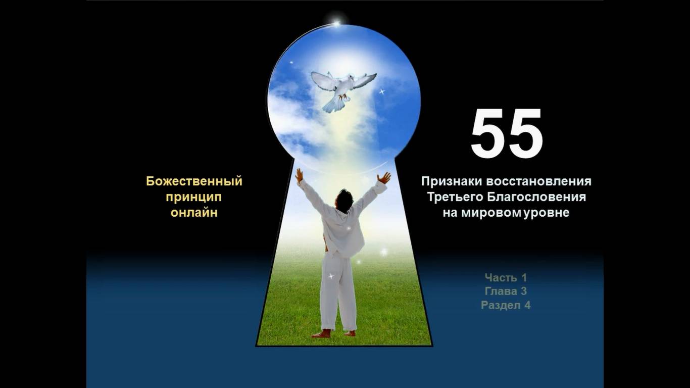 16. Эсхатология. Признаки восстановления Третьего Благословения на мировом уровне