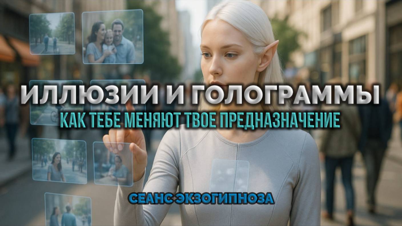 ИЛЛЮЗИИ И ГОЛОГРАММЫ. КАК ТЕБЕ МЕНЯЮТ ТВОЁ ПРЕДНАЗНАЧЕНИЕ