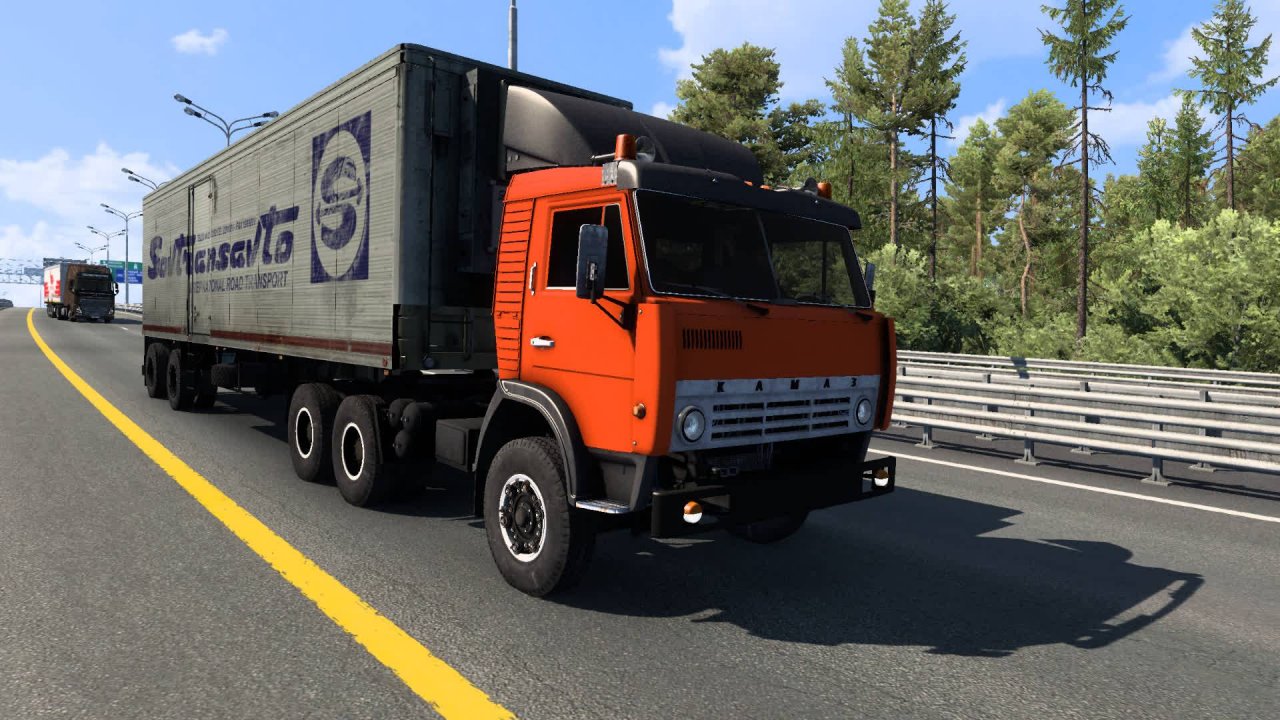 382 / ETS 2 1.55 / КАМАЗ 5410 / Русская сборка.