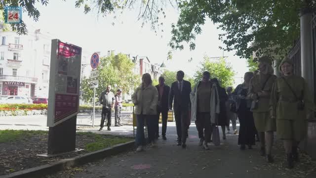 "Дорогами Победы" могут пройти горожане и гости столицы Хакасии: в Абакане открылся новый маршрут
