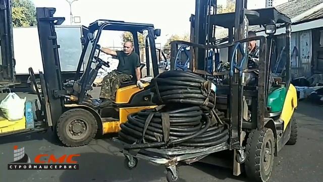 Отгрузка установки абразивоструйной и рукавов пневматических в организацию ООО «ТК Сталь Ком»