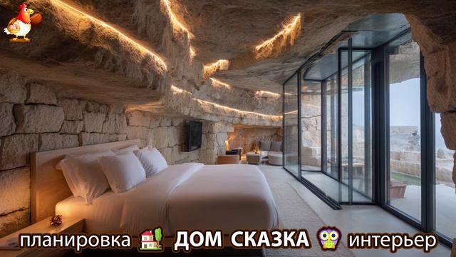 Сказочный дом мечты – 3D идея для вдохновения с планировкой и интерьером 🏡🏚️🏠 вариант (344)