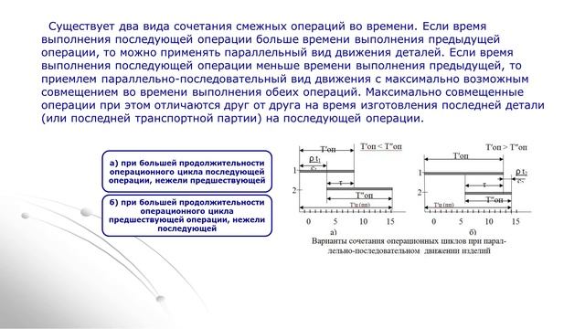 5. Виды движения предметов труда в процессе производства
