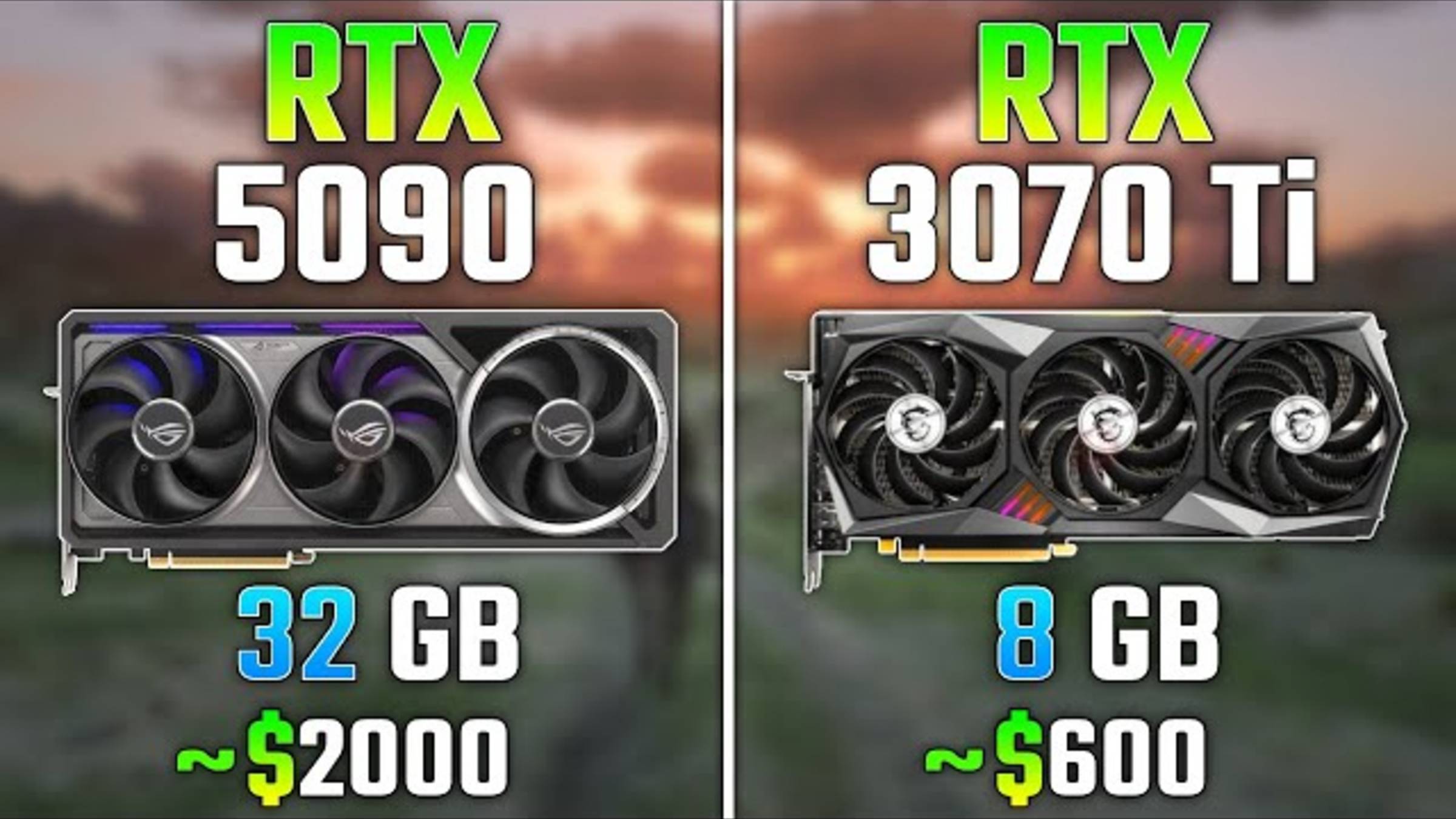 RTX 5090 vs RTX 3070 Ti | Test in 7 Games