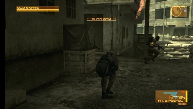 Metal gear Solid IV. 01. Город в войне и Мэрил