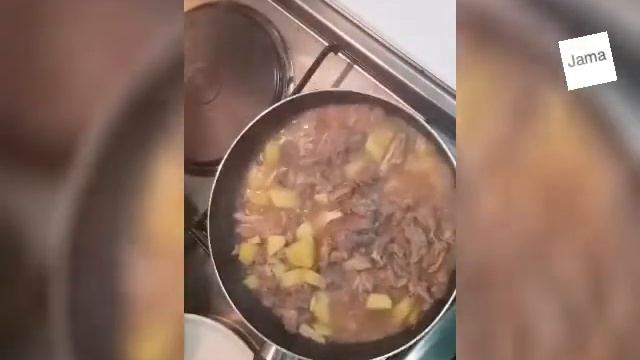 Пирог с мясом! Мясо в тесте.