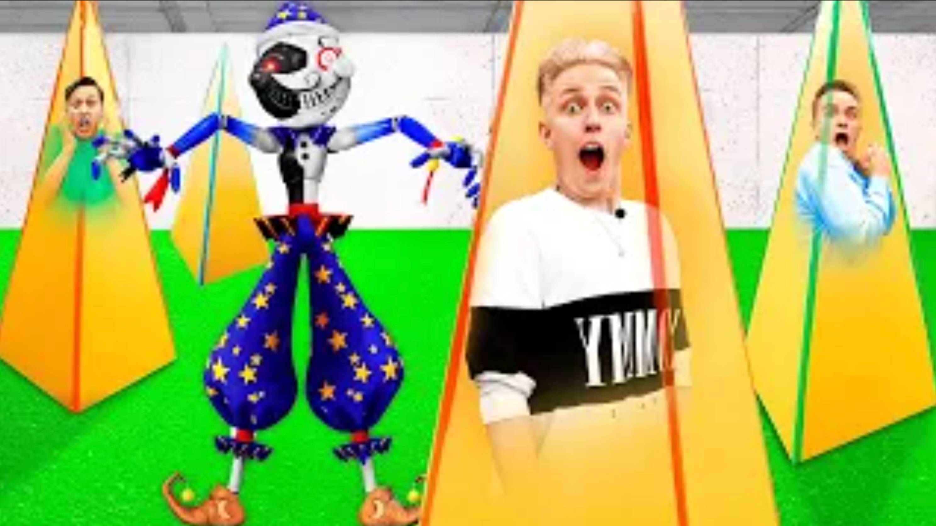 ПРЯТКИ В ТРЕУГОЛЬНЫХ КОРОБКАХ от Монстров Челлендж!