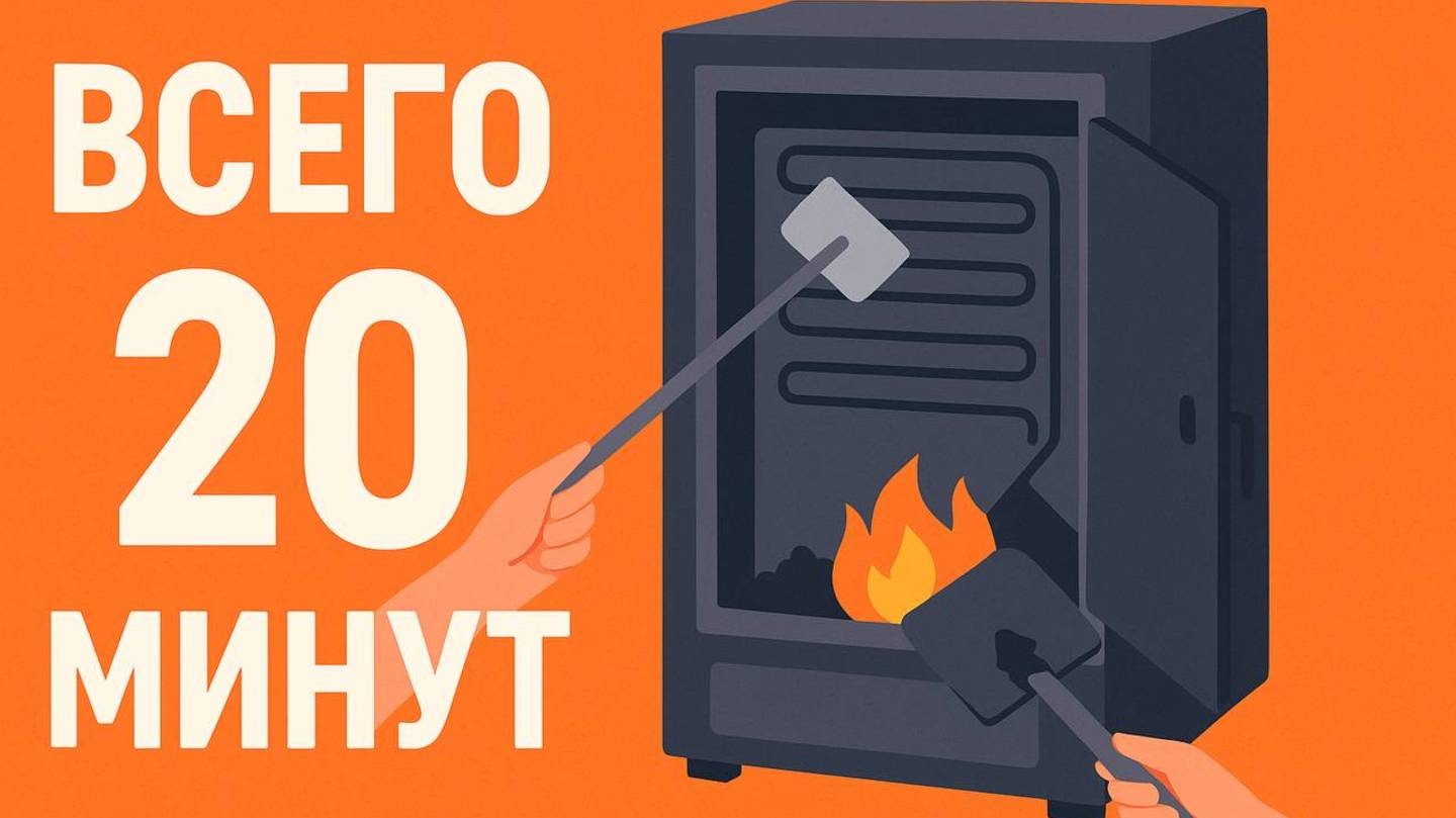 Котёл СТАРТ: чистка за 20 минут, которая продлевает срок службы!