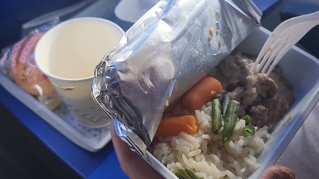 Питание на борту рейса Ташкент-Москва авиакомпании Аэрофлот 🛩 🥩