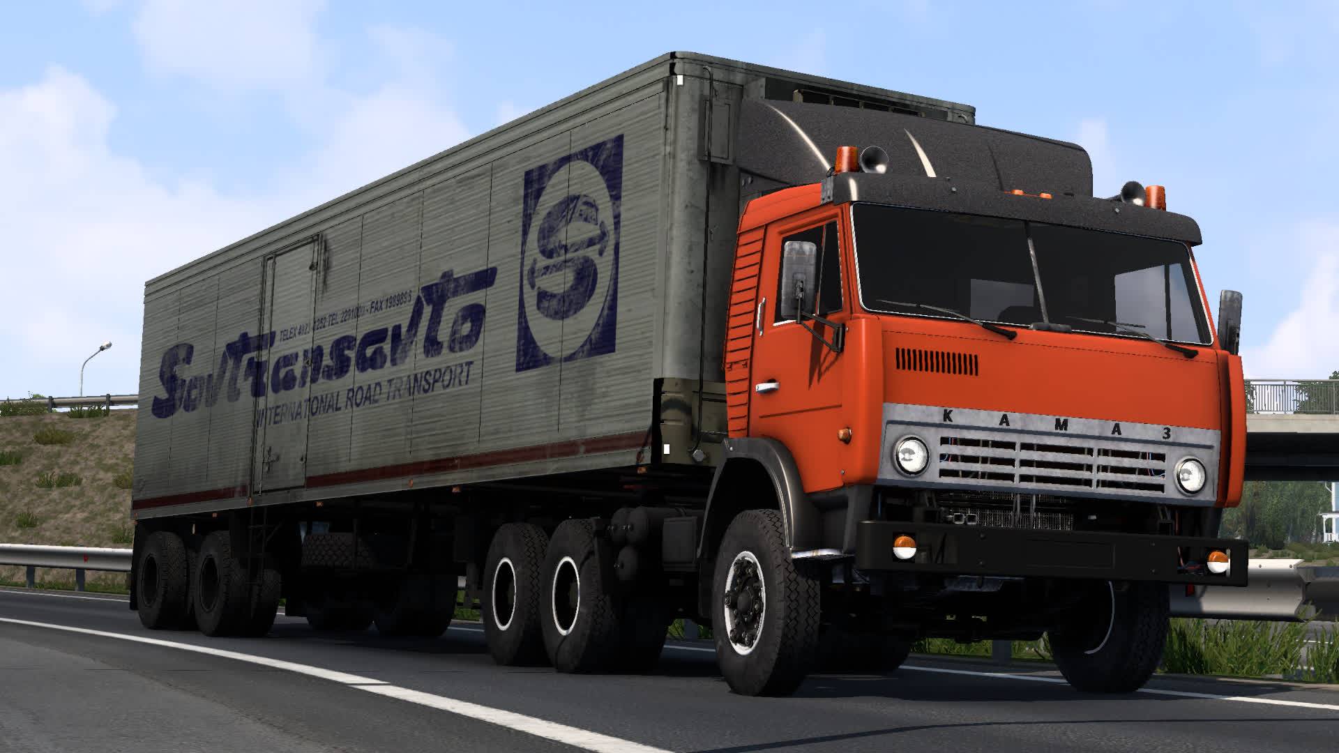 385 / ETS 2 1.55 / КАМАЗ 5410 / Русская сборка.