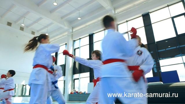 Спортивный клуб "Самурай", тренировка младшей группы