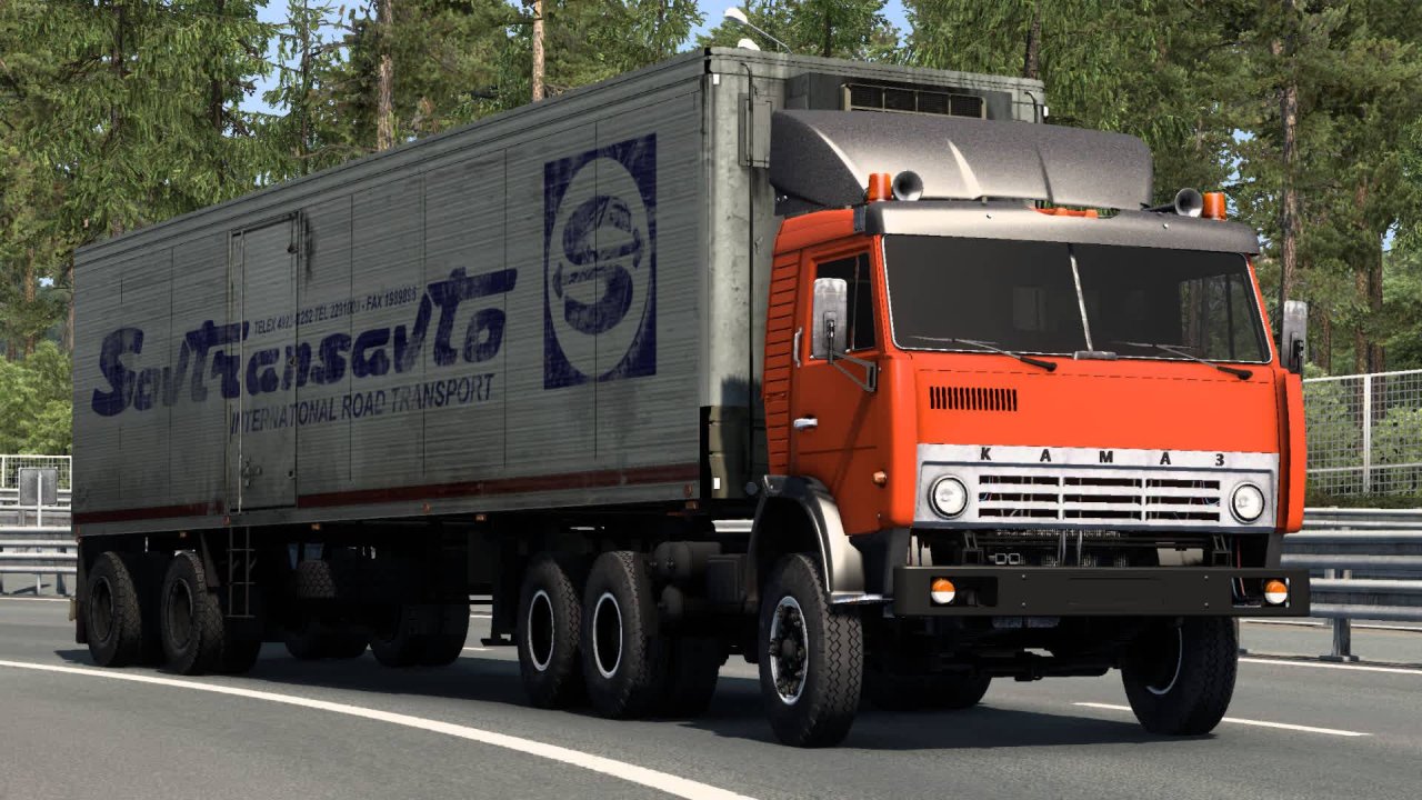 383 / ETS 2 1.55 / КАМАЗ 5410 / Русская сборка.