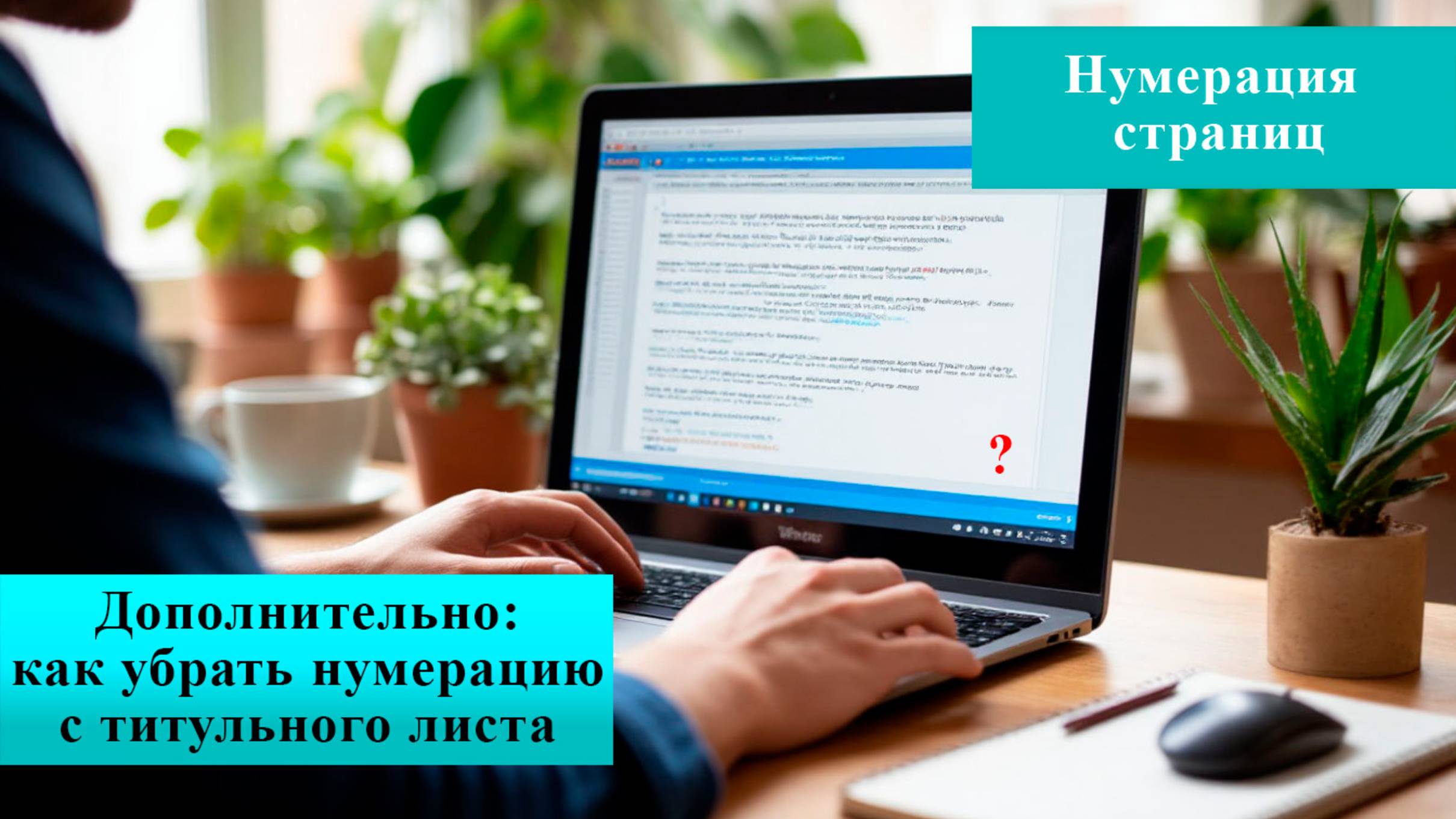 Как поставить нумерацию в документе, убрать нумерацию с титульного листа. Нумерация с введения