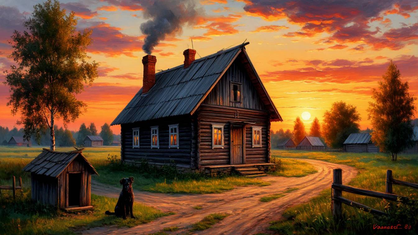 Влог - Вечер в деревне, дела по дому