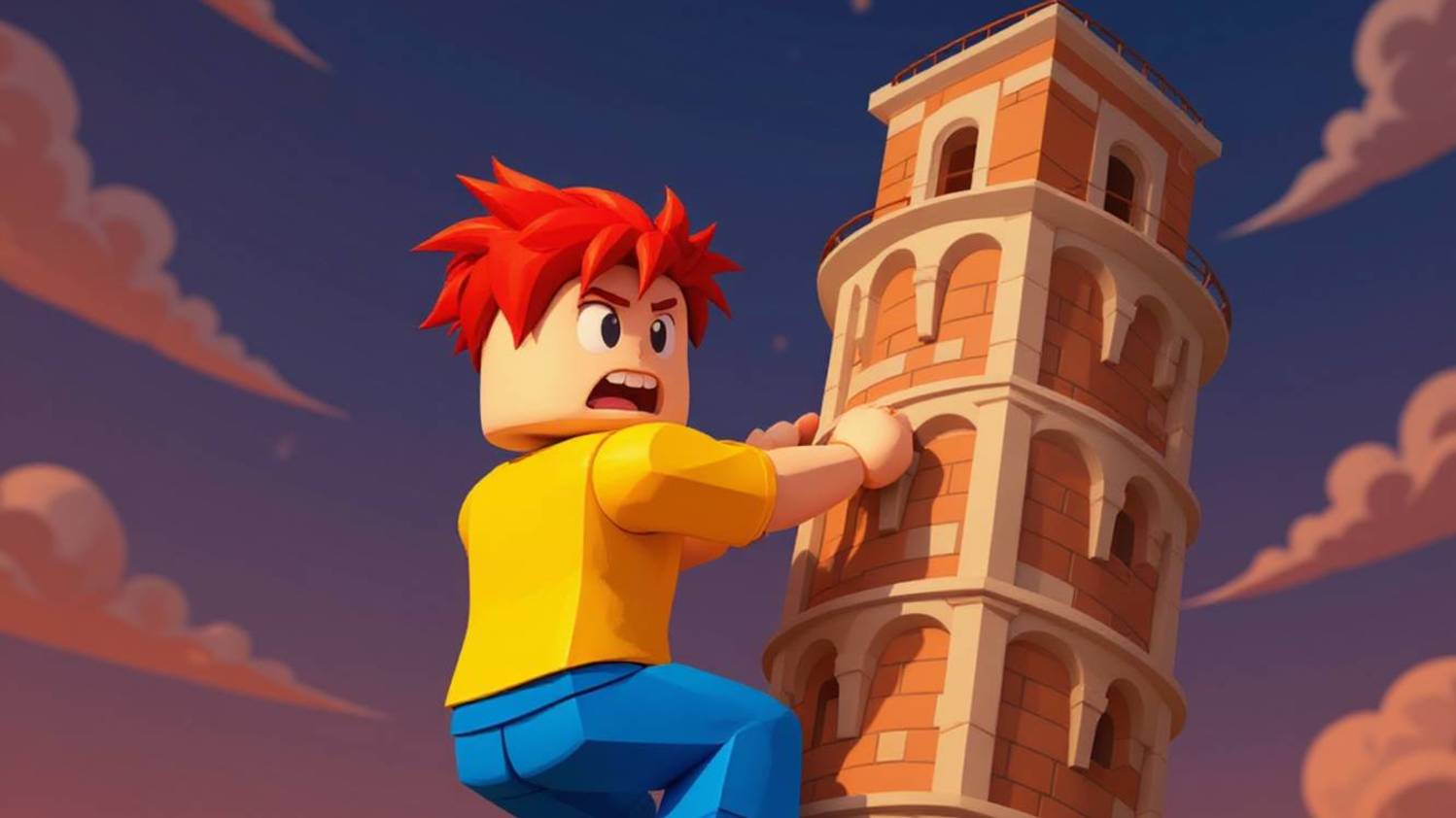 Подъем на Самую Высокую Башню в Roblox Без Единой Ошибки. Часть 2!