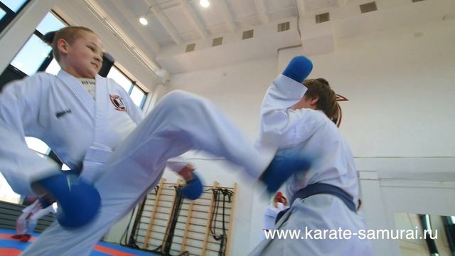 Спортивный клуб "Самурай", тренировка младшей группы -2