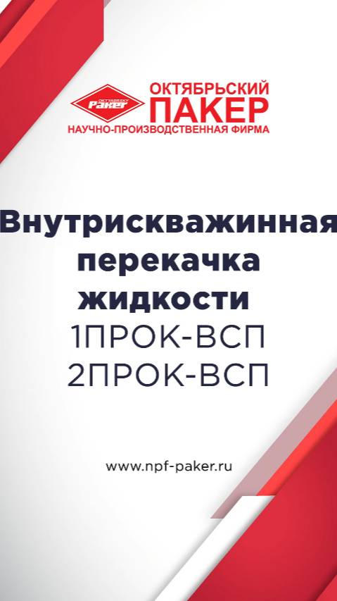 Внутрискважинная перекачка жидкости - 1ПРОК-ВСП, 2ПРОК-ВСП