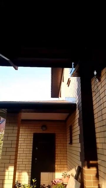 Консольный навес из мягкой кровли 6м*4м
