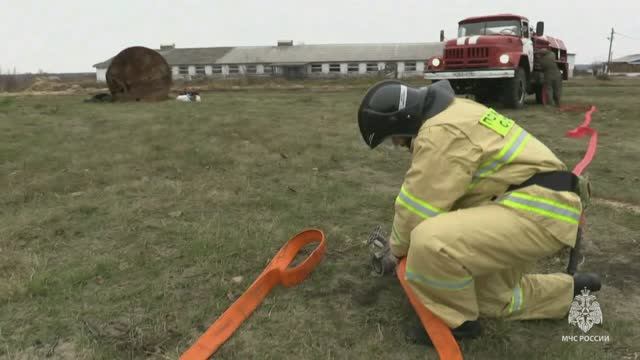 В Курской области выбрали лучшего добровольного пожарного