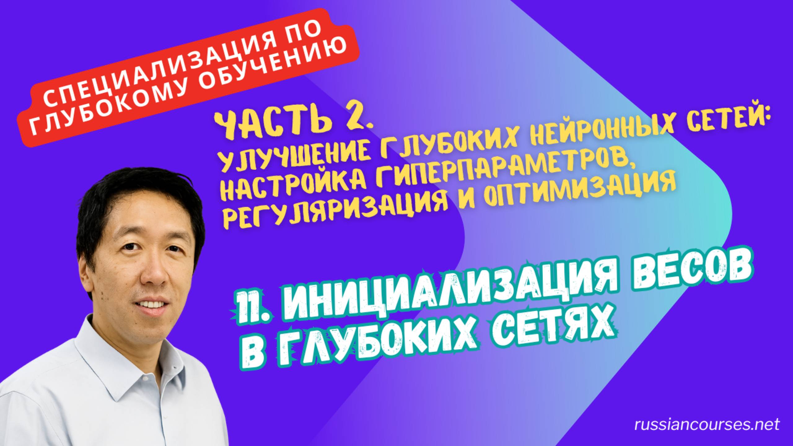 11. Инициализация весов в глубоких сетях