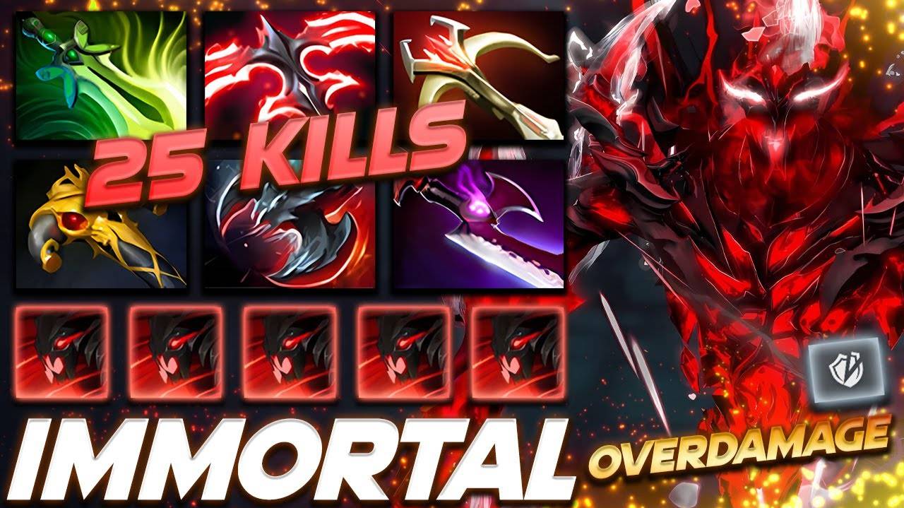 [PUB][Immortal].Керри СФ.-Shadow Fiend Immortal Overdamage Overlord.