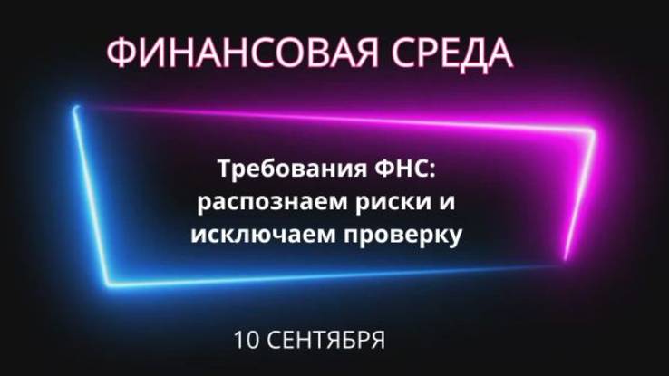 Требования ФНС распознаем риски и исключаем проверку